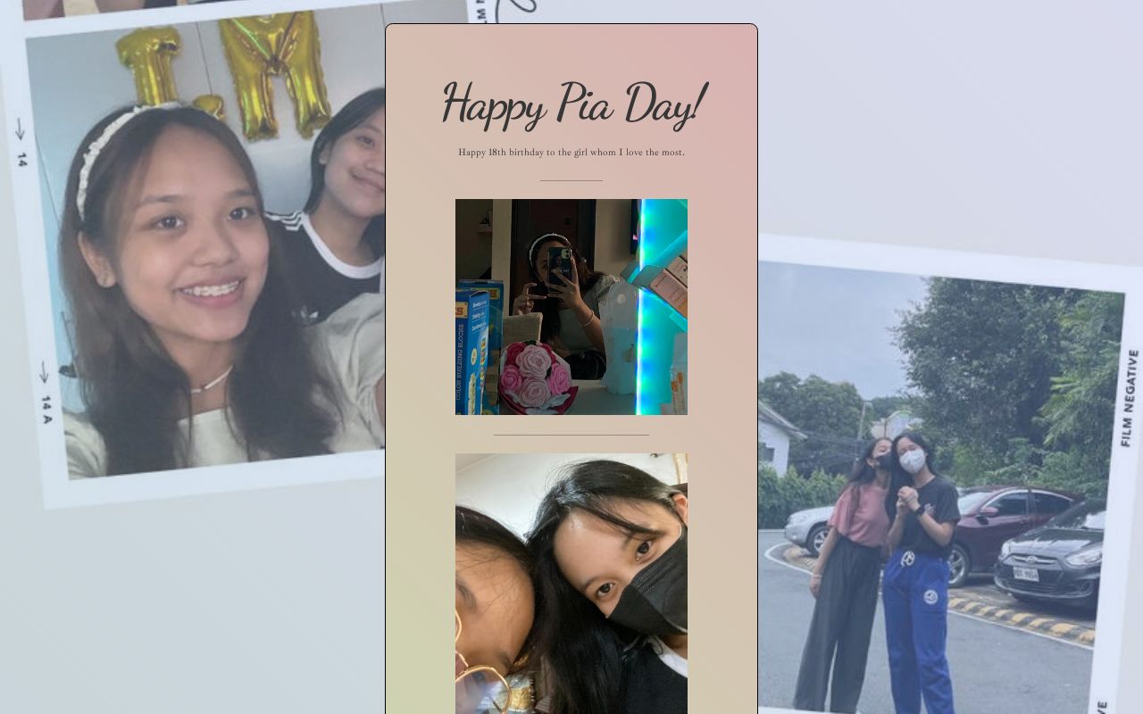 Happy Pia Day!